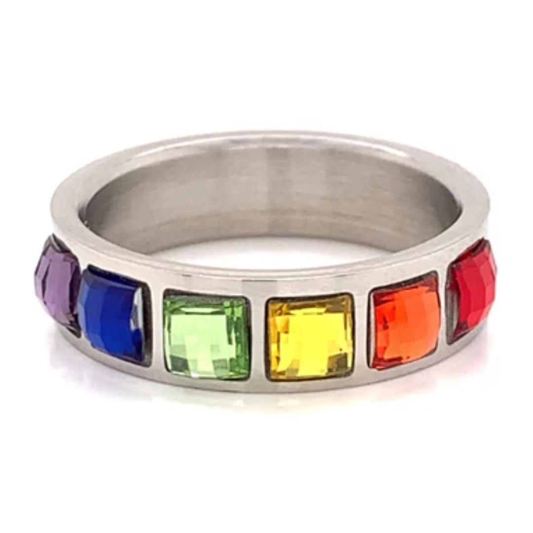 Rainbow Ring – Made U Smile Jewelry
